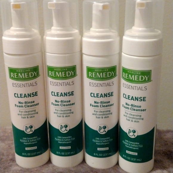 Medline Remedy | Bath | Medline Remedy Norinse Foam Cleanser 4pk 8oz ...